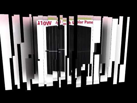 Latest Products You Must Know! PowMr 410W All-black Solar Panel With Balcony Bracket Kit Waterpr