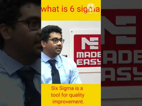 what is concept of 6 sigma best interview of mechanical engineering ||#shorts #upsc #ese #video