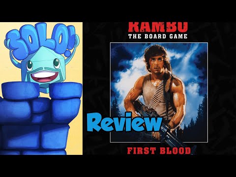 Rambo: The Board Game First Blood Solo Mode Review - with Mike DiLisio