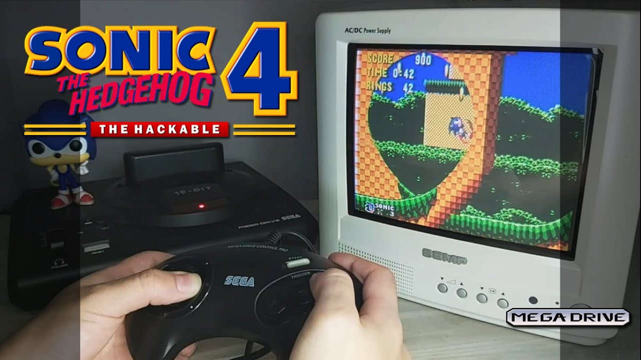 Sonic 4 (Hackable) - Gameplay Mega Drive