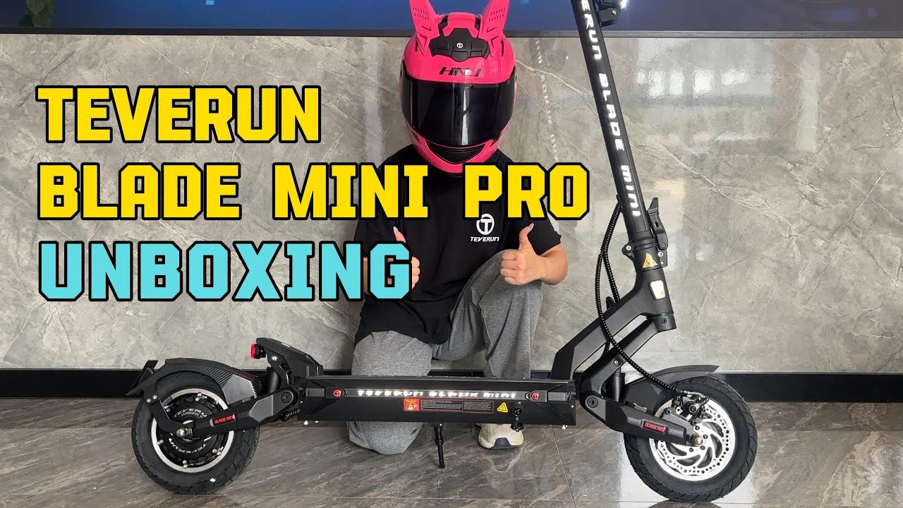 TEVERUN BLADE MINI PRO: 80KM Range, Dual Motor Commuter Scooter
