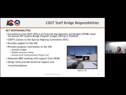 CDOT Off-System Bridge Program Webinar