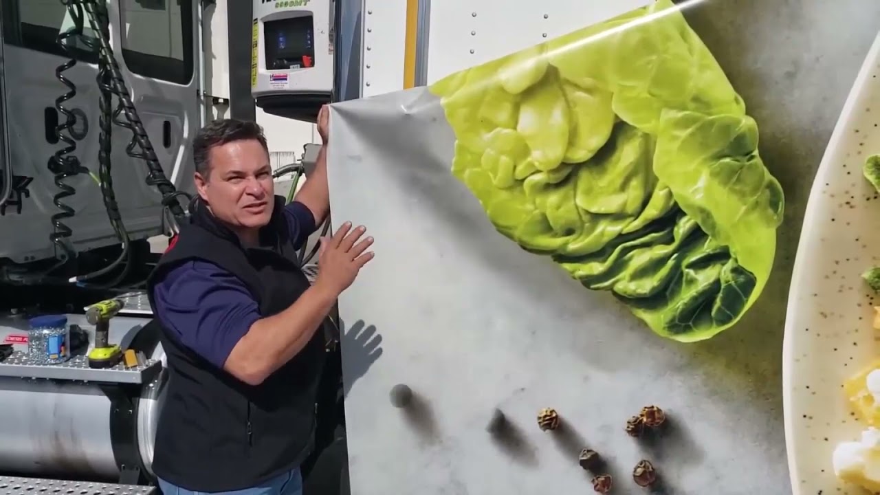 Truck Billboard Installation BMG Banner Frame