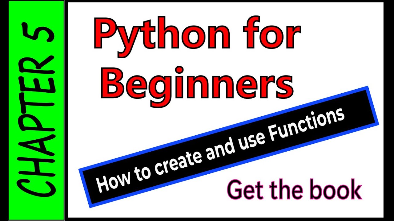 Python For Beginners Chapter 5 - Functions #pythonlearning #pythonforbeginners