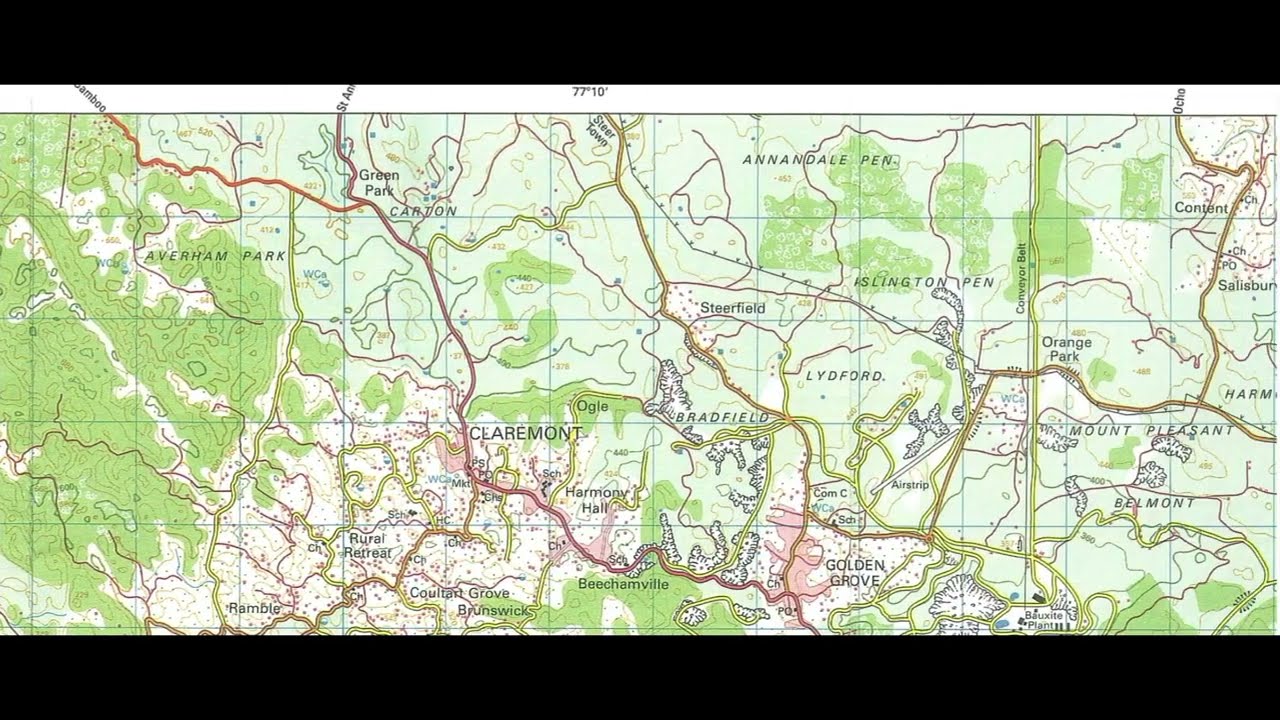 🗺️ CSEC Geography Paper 2 (Map R) Explained | 2015 Jamaica Map | Step-by-Step Guide