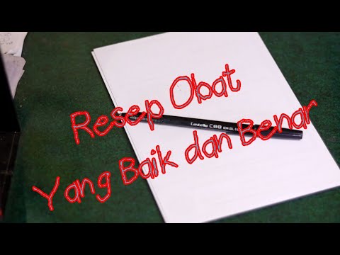 TUTORIAL CARA MENULIS RESEP OBAT YANG BAIK DAN BENAR
