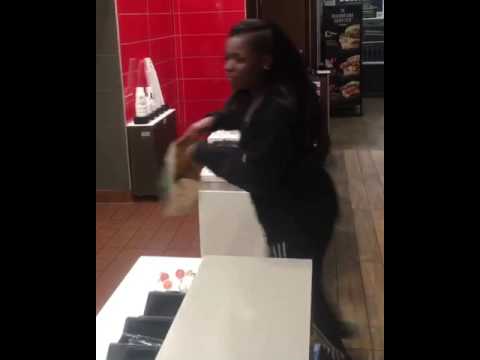 Coworker fight rude customer at Mcdonalds