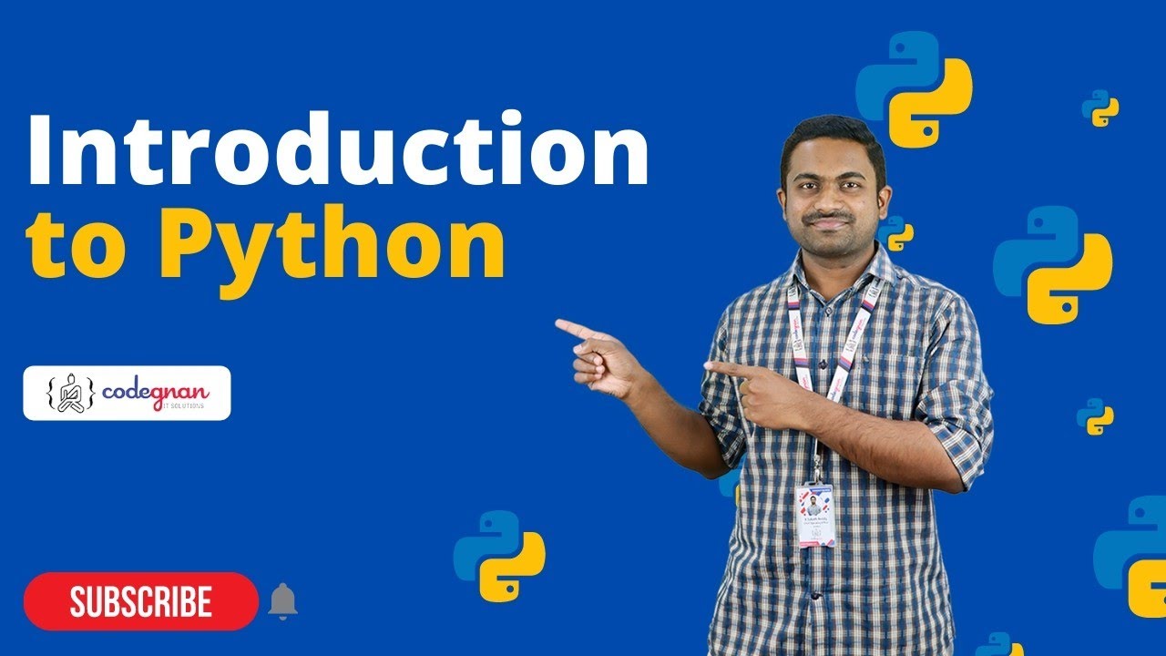 Introduction to Python | Python Tutorials - 2022 | Codegnan