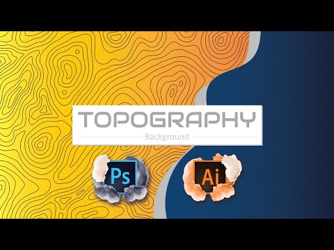 How To Create Topographic Map Patterns background Tutorials