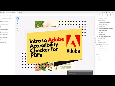 Getting Started with Accessibility Checker in Adobe