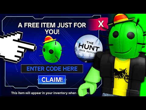 SECRET CODE ITEM! HOW TO GET Cactrot! (ROBLOX THE HUNT: MEGA EDITION)
