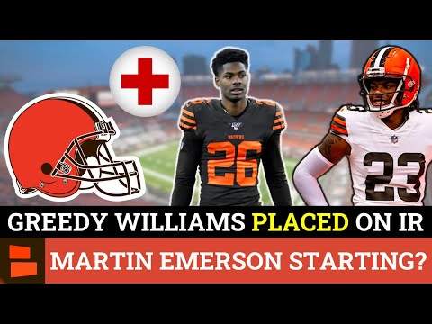 BREAKING: Browns Place CB Greedy Williams On IR, Rookie Martin Emerson To Start | Browns News