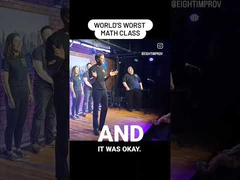 World's Worst Math Class #nyc #Improv #comedy #offbroadway #mathteacher