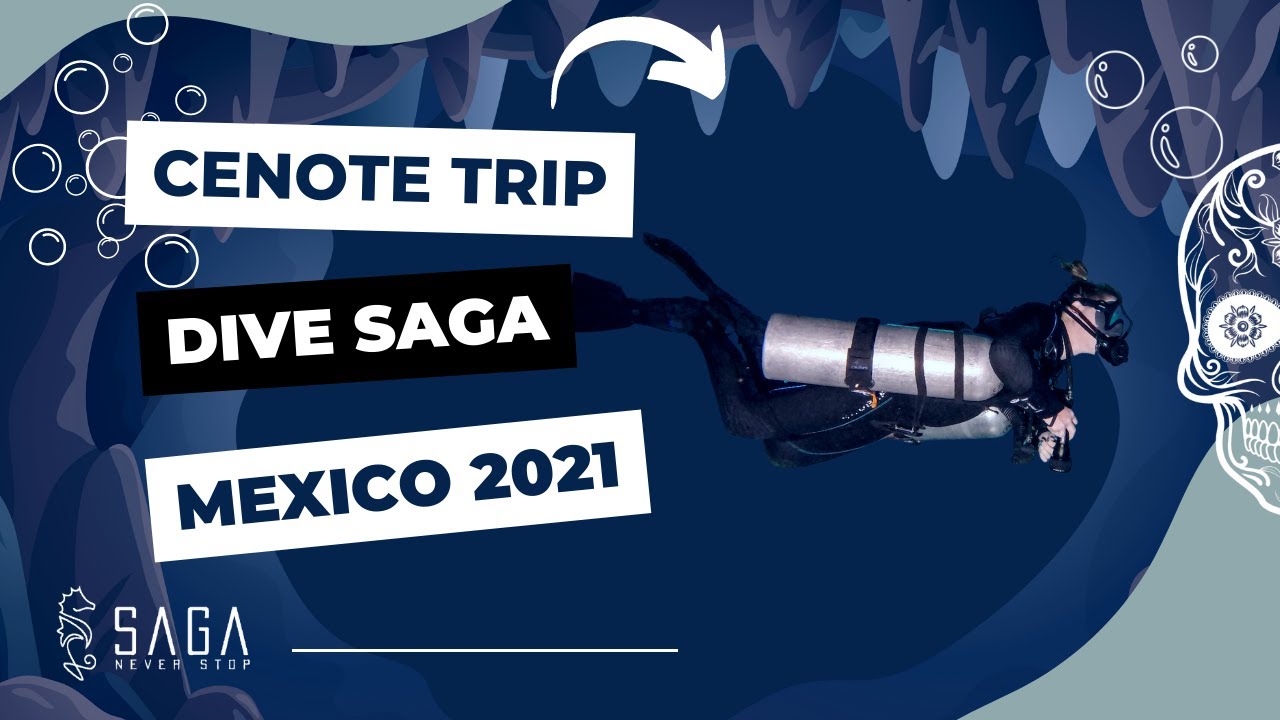 CENOTE Diving in Mexico 2021 // SAGA Dive Travel