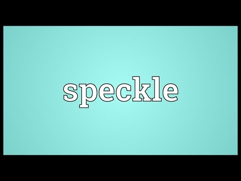 Speckle Meaning