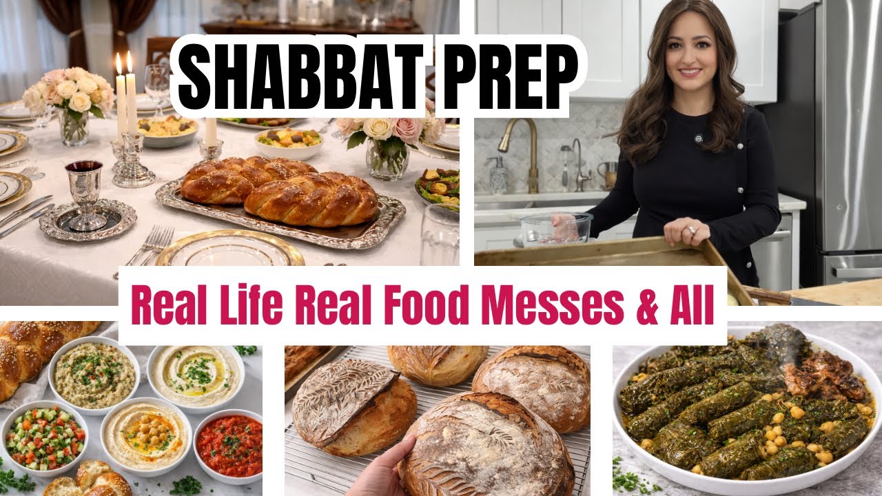 How I Prepare for Shabbat as an Orthodox Jewish Mom (Real Life, Real Food)