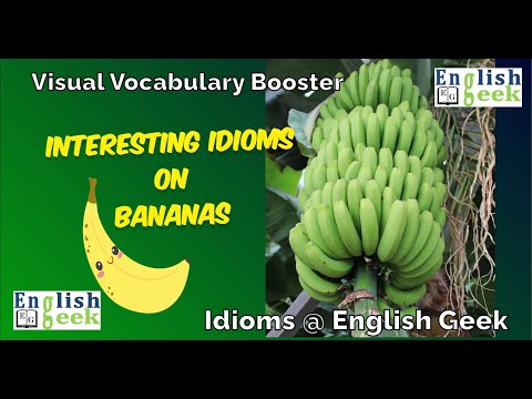 Banana Idioms in English 🍌@EnglishGeek | "Go Bananas! 🐒 English Idioms with 'Banana' You’ll Love!"