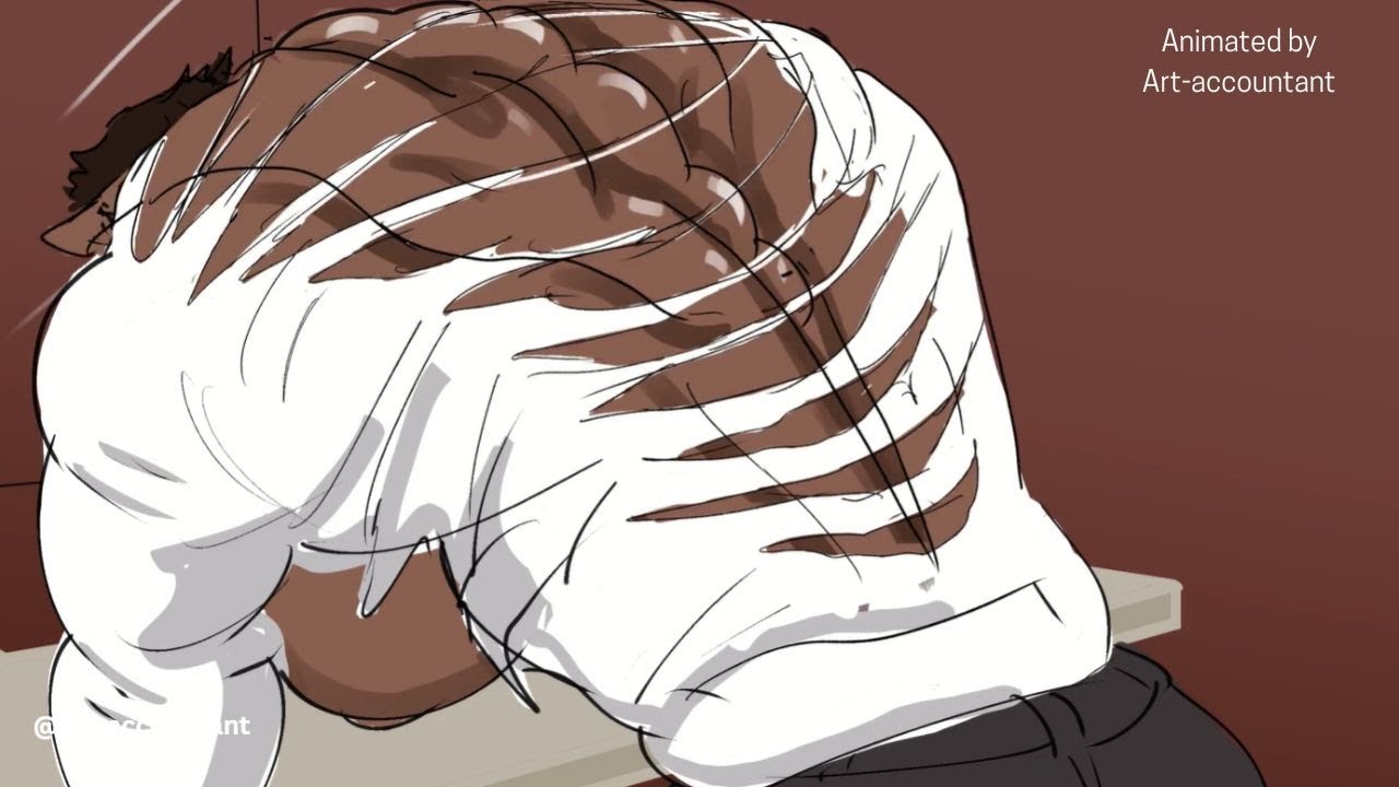 Bathroom Werewolf Transformation Animation