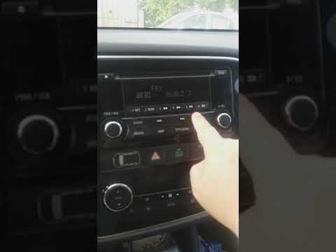 How to change the time on Mitsubishi Outlander 2014+