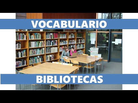 Vocabulario español bibliotecas