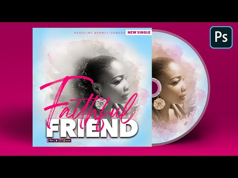 How to make Album Cover Photoshop Tutorial 2020 | CD Cover Photoshop Tutorial 2021