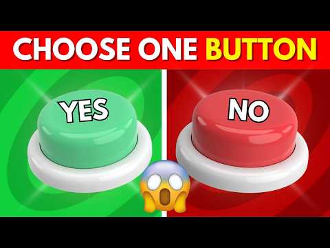 Choose One Button! 😱🤔 YES or NO Challenge🟢🔴