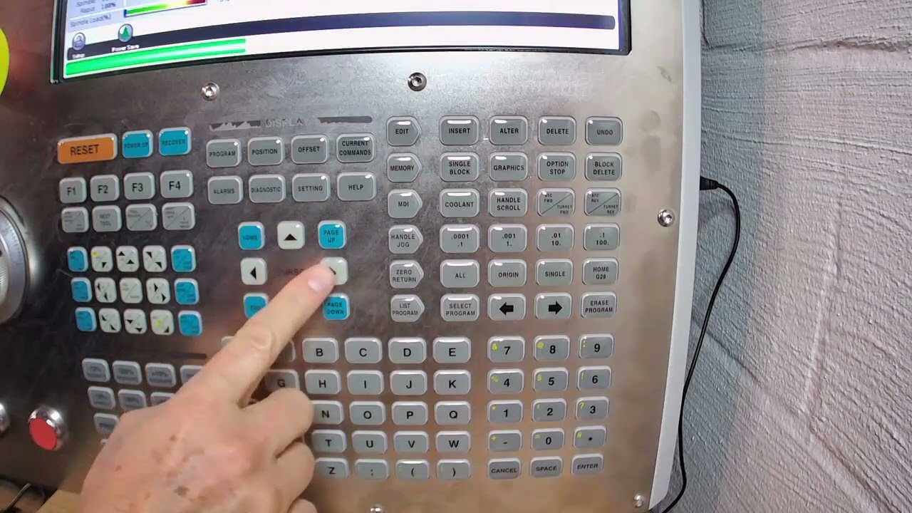 Haas Control - Loading a Program