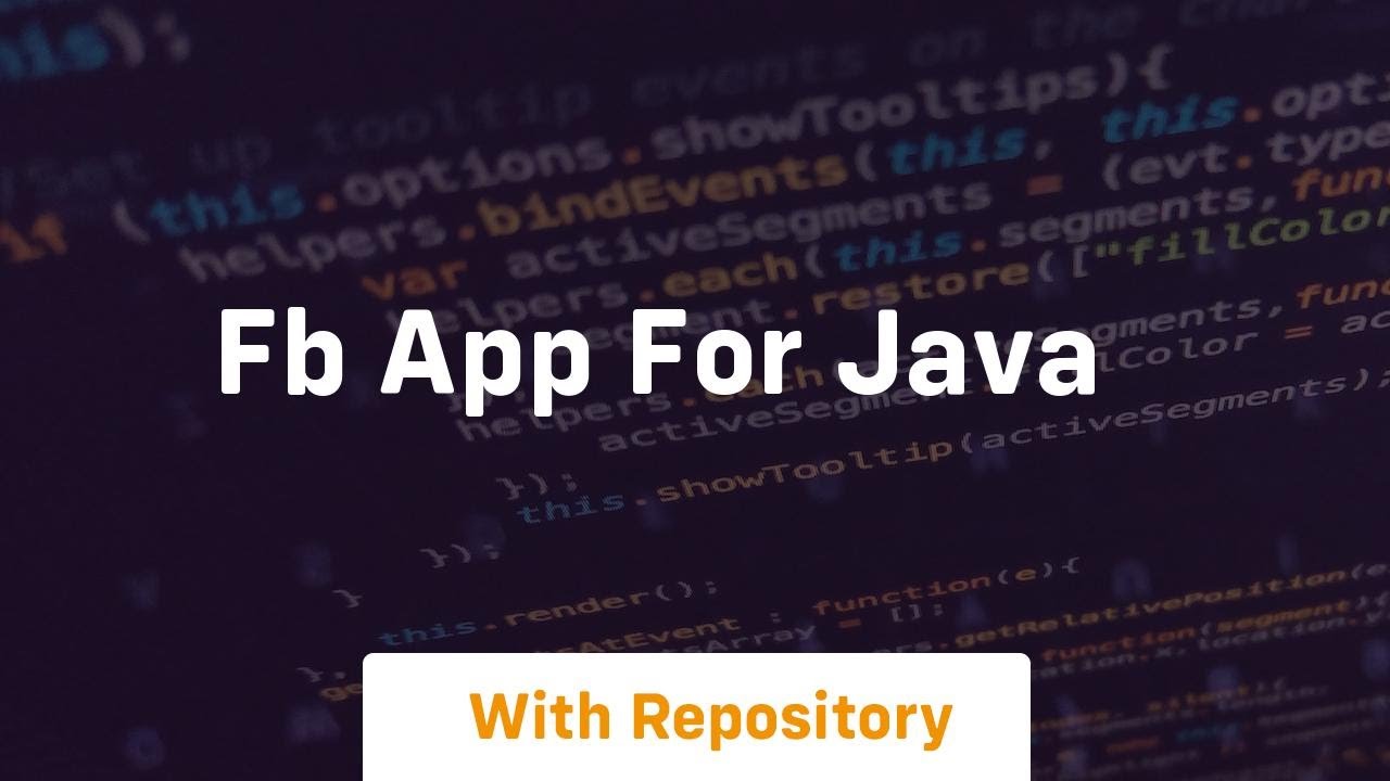 fb app for java