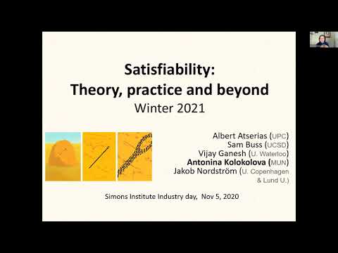 Satisfiability: Theory, Practice, and Beyond | Program Presentations | 6th Annual Industry Day