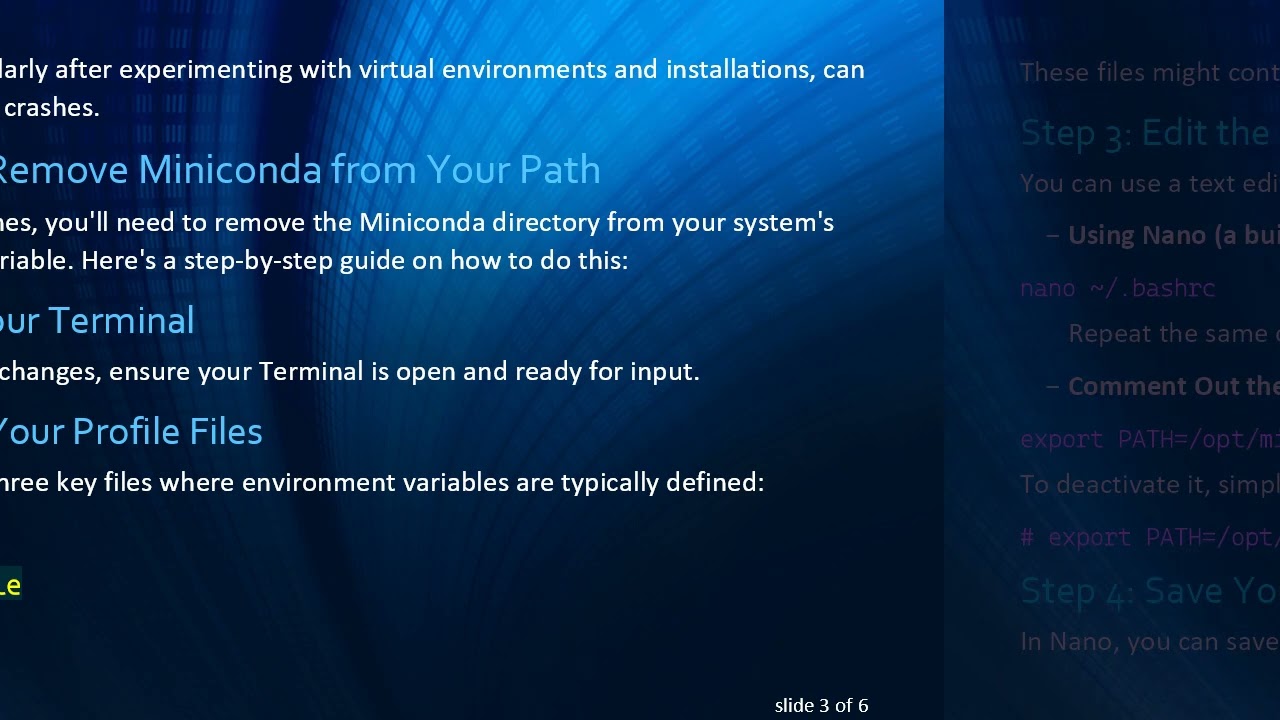 How to Fix Your Mac's Crashes When Running Python: Removing Miniconda from Your Path