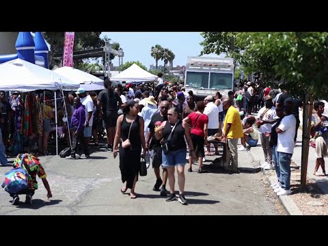 North Park hosts popular Juneteenth block party | NBC 7 San Diego