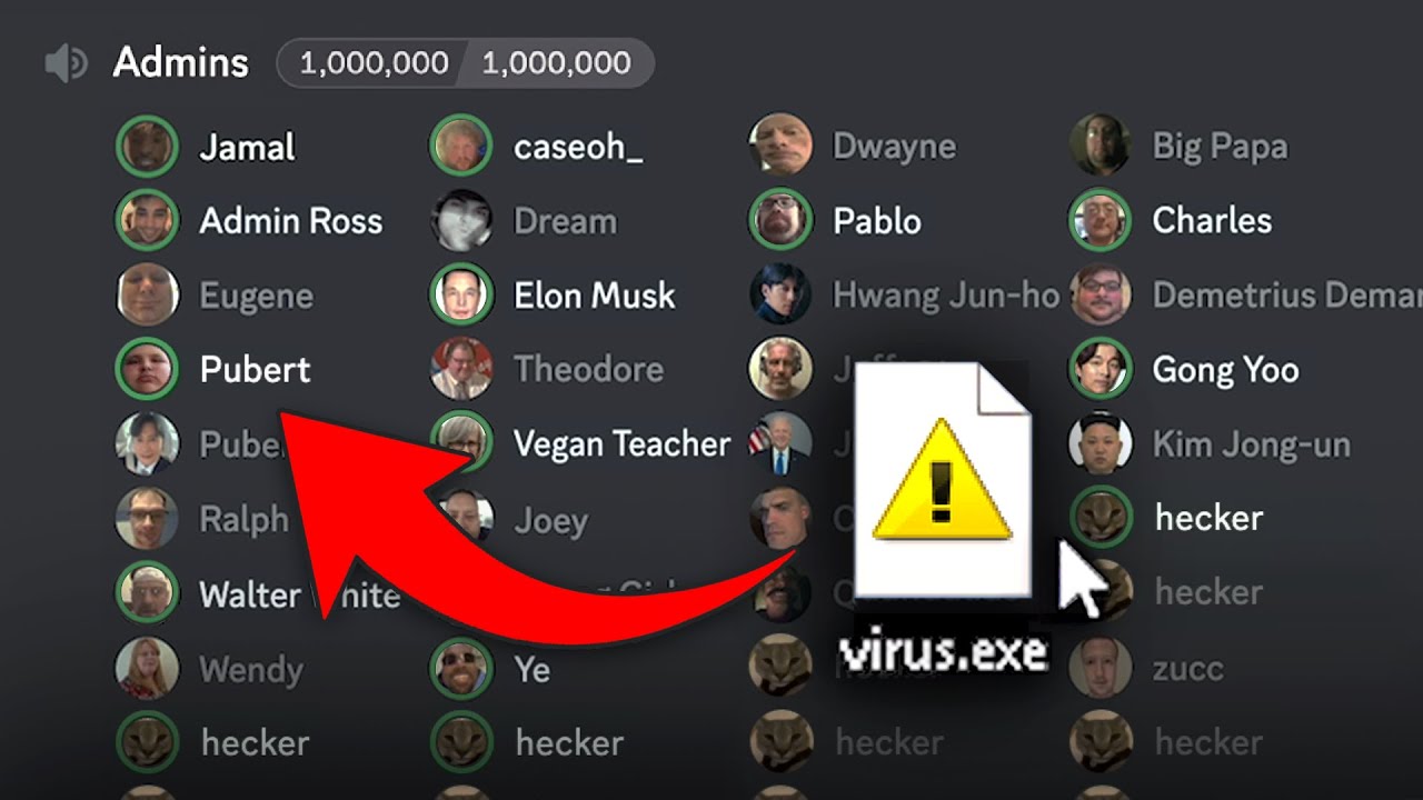 Discord Hacker VS 1,000,000 Admins