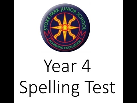Year 4 Spelling Test Week 3 suffix -ation