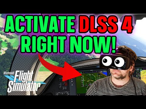 How to ENABLE DLSS4 in MSFS the EASY WAY! Step by Step GUIDE for SHARPER VR Clarity & SMOOTH FPS!