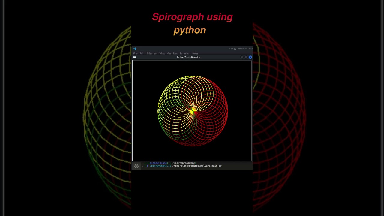 Spirograph using python