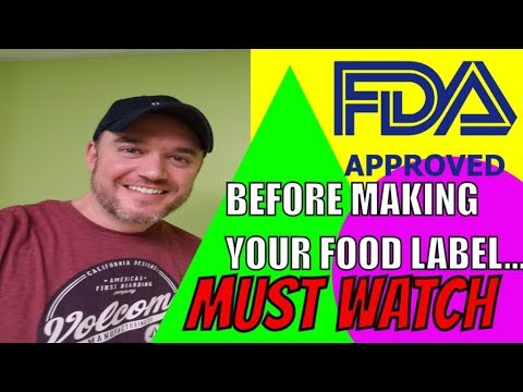 FDA Food product Labeling for your Food products [ what do you need ]