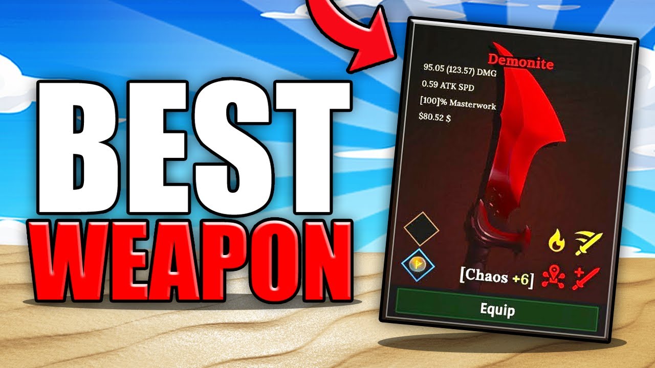 How to Make the BEST WEAPON in The Forge!