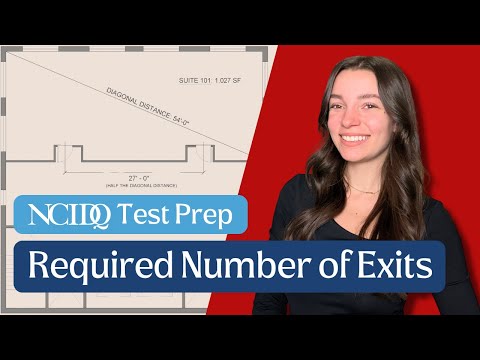 Calculating Required Number of Exits (Means of Egress) | NCIDQ Test Prep
