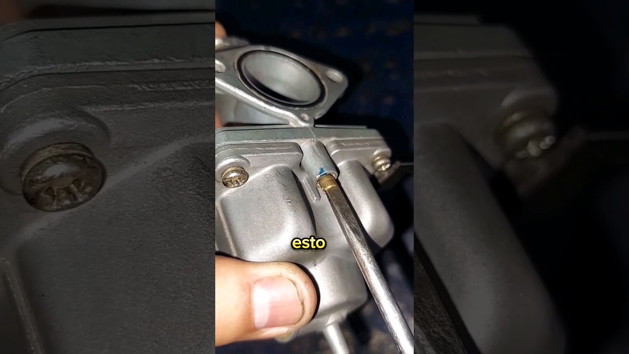 How to regulate air in a carburetor ##mechanics #motorcycles