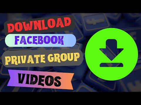 How to download facebook private group videos on pc