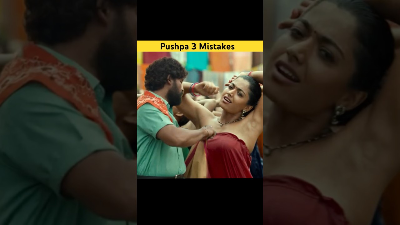 7 Big Mistakes in Pushpa 3 Movie😂Full Movie in Hindi #shorts #mistakes