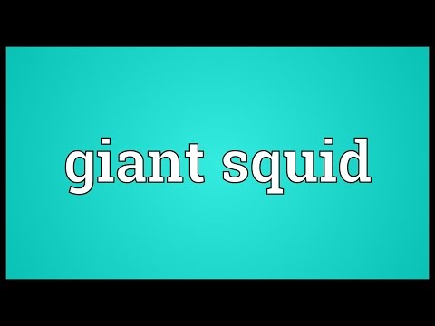 Giant squid Meaning