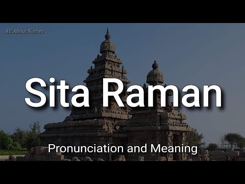 Sita Raman - Pronunciation and Meaning