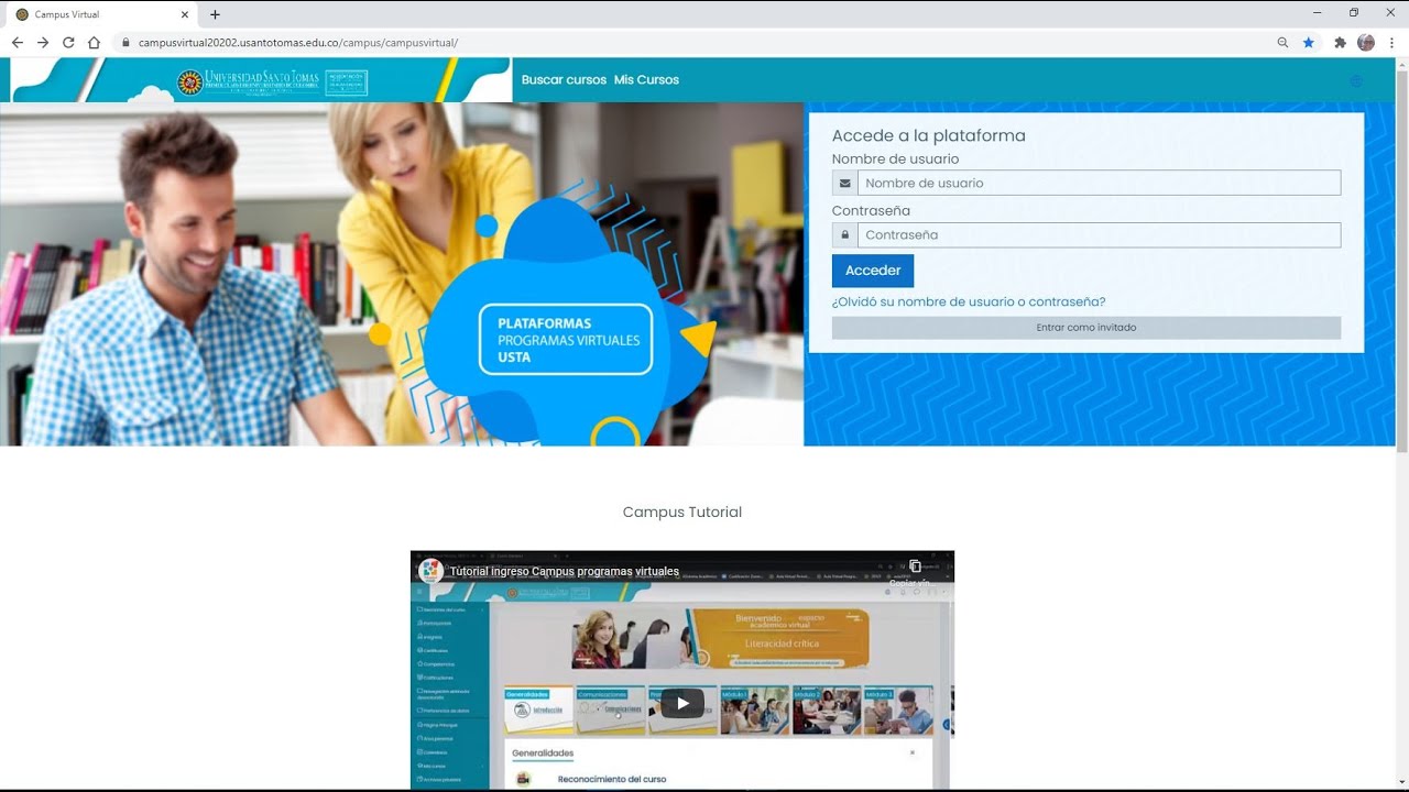Tutorial Ingreso Campus Programas Virtuales