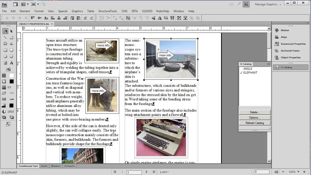 FrameMaker and Word: Graphic Object Styles