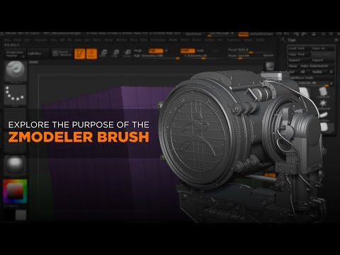 ZBrush Tutorial: Introduction to the ZModeler Brush - Pluralsight