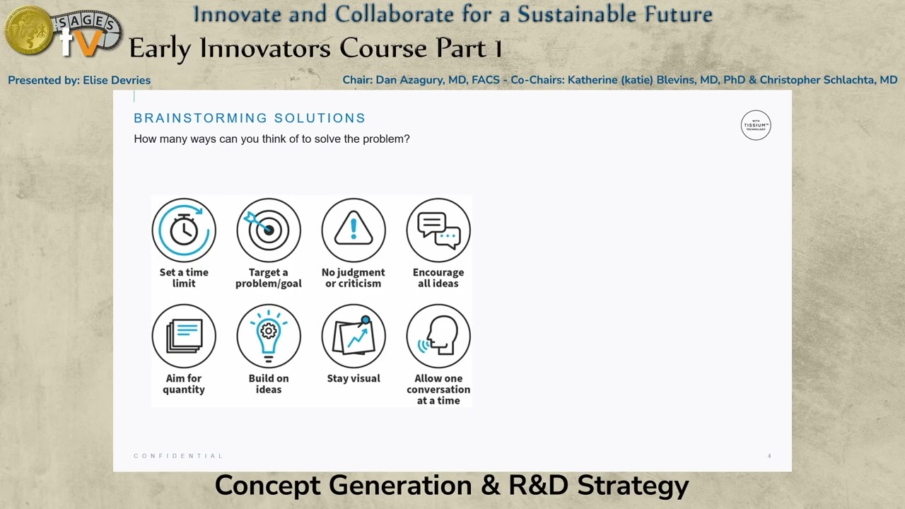 Concept Generation & R&D Strategy