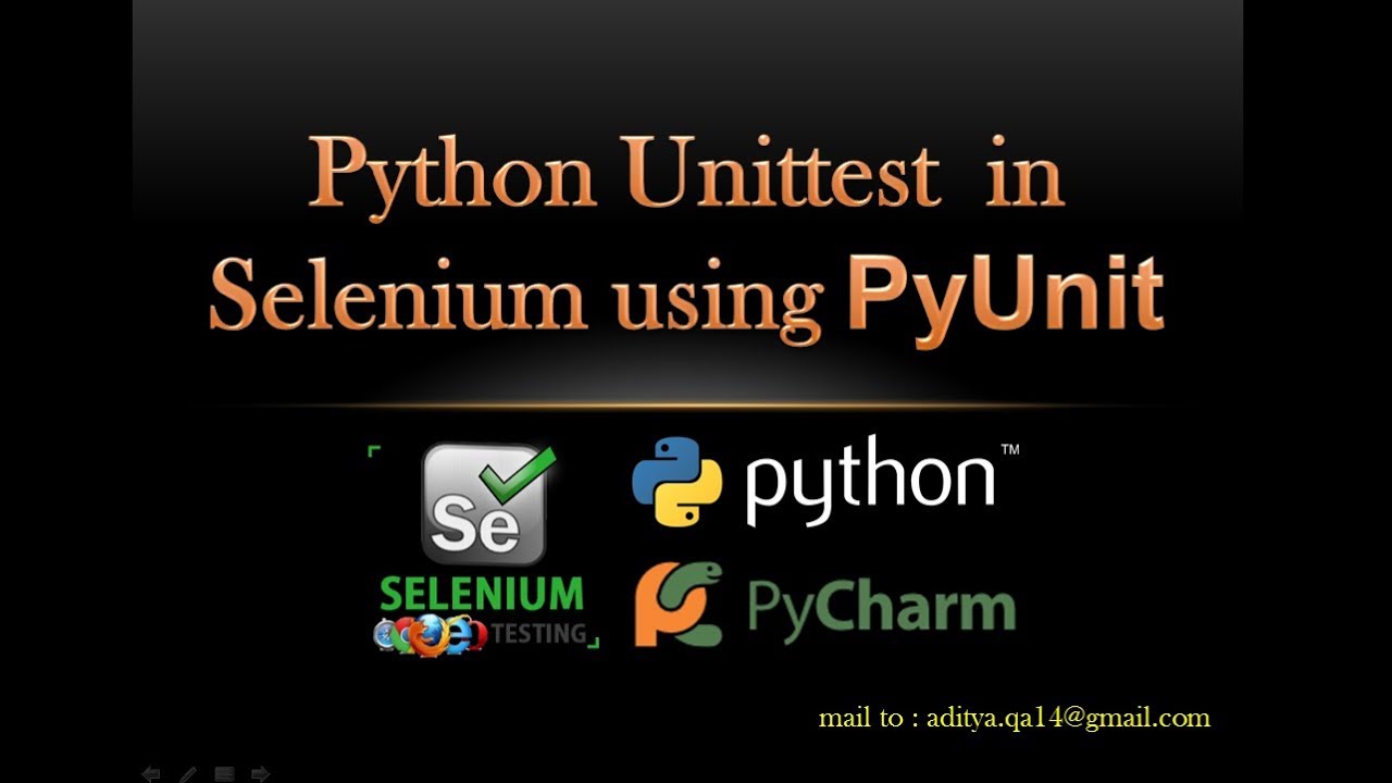 Python Unit Testing in Selenium WebDriver using PyUnit