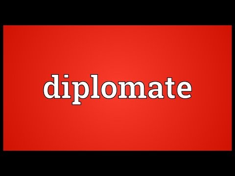 Diplomate Meaning