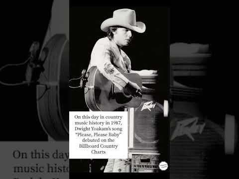 On this day in country music history in 1987 Dwight Yoakam hit the charts #countrymusic #80smusic